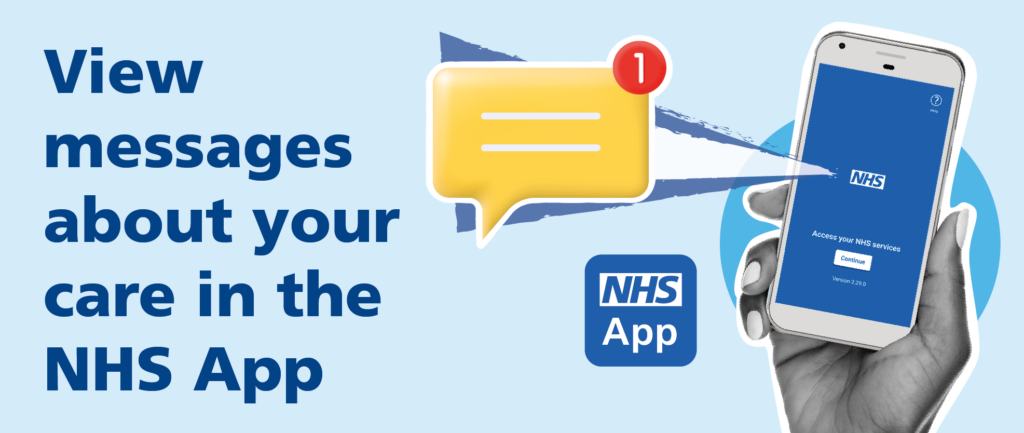 View messages about your care in the NHS App – Dean Medical Practice